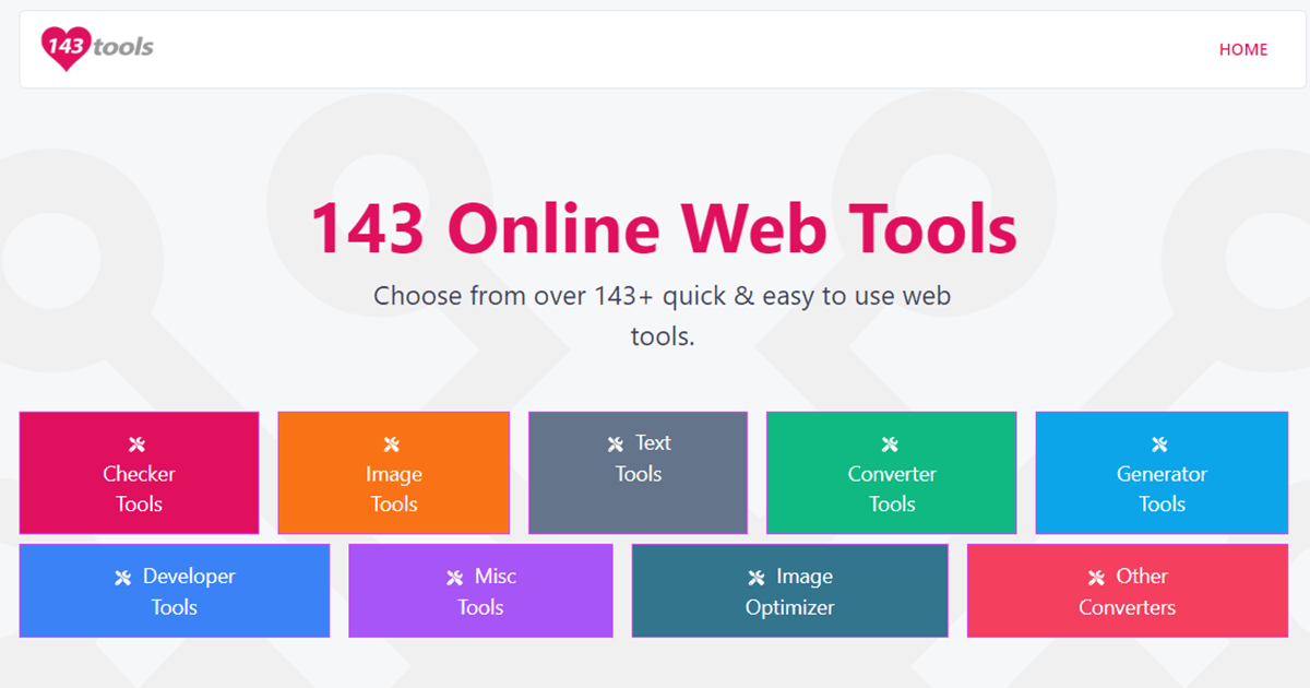 Online Web Tools - 143tools
